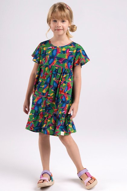 Vestido Infantil: Vestido para menina diversos - Bugbee